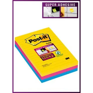 "Super Sticky Post-it notes i 101x152mm størrelse"