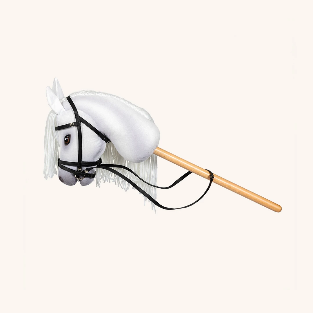 Premium white hobby horse Sigrid - equisite equestrian elegance from ...