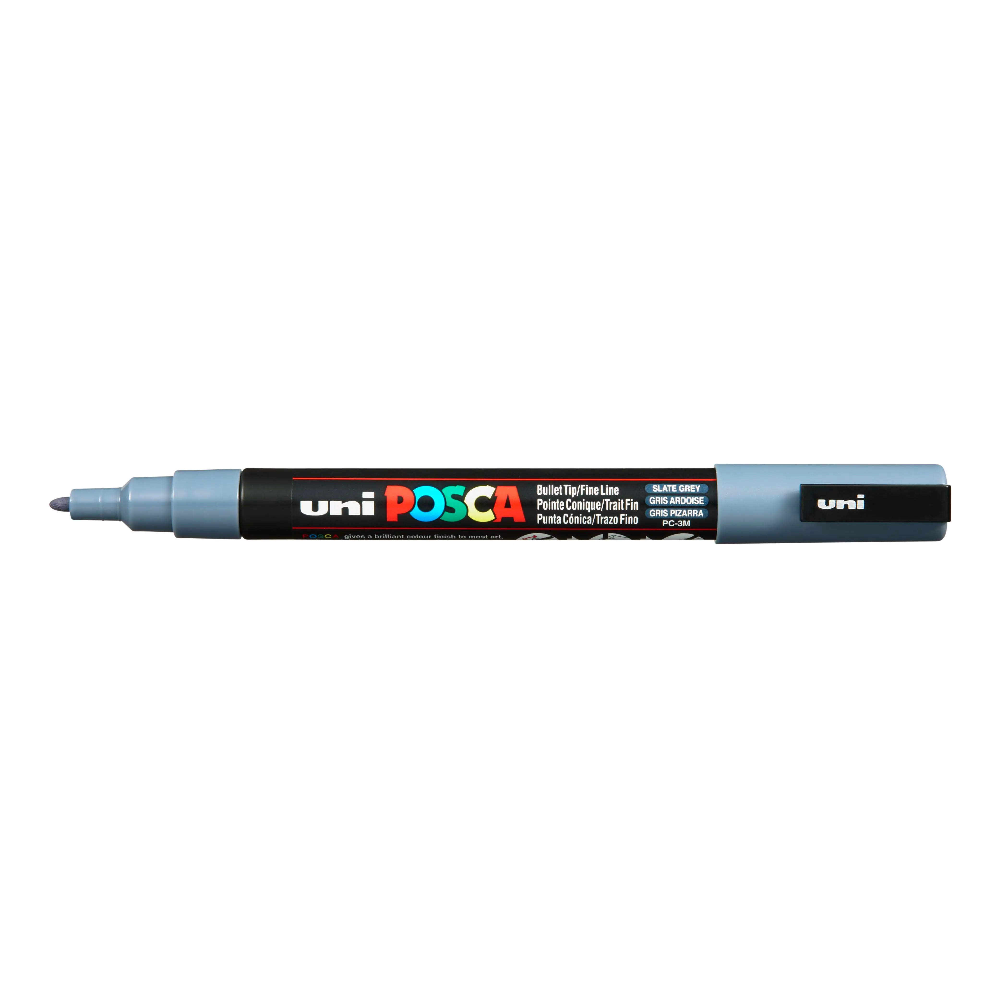 Paint marker Uni Posca PC-3M slate grey 0,9-1,3mm - 6 stk - Køb billigt ...