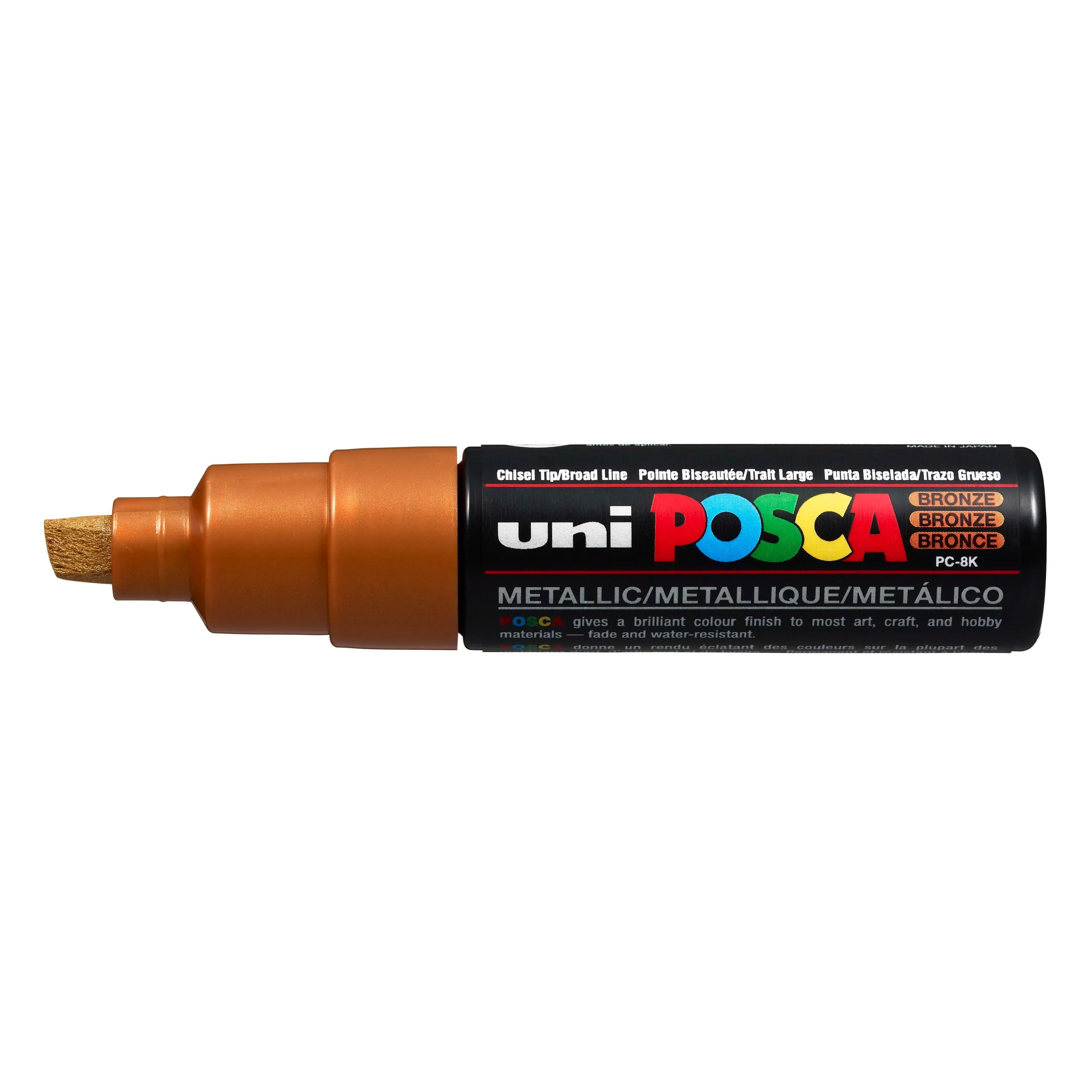Paint marker Uni Posca PC-8K bronze 8mm - 6 stk - Køb billigt på ...