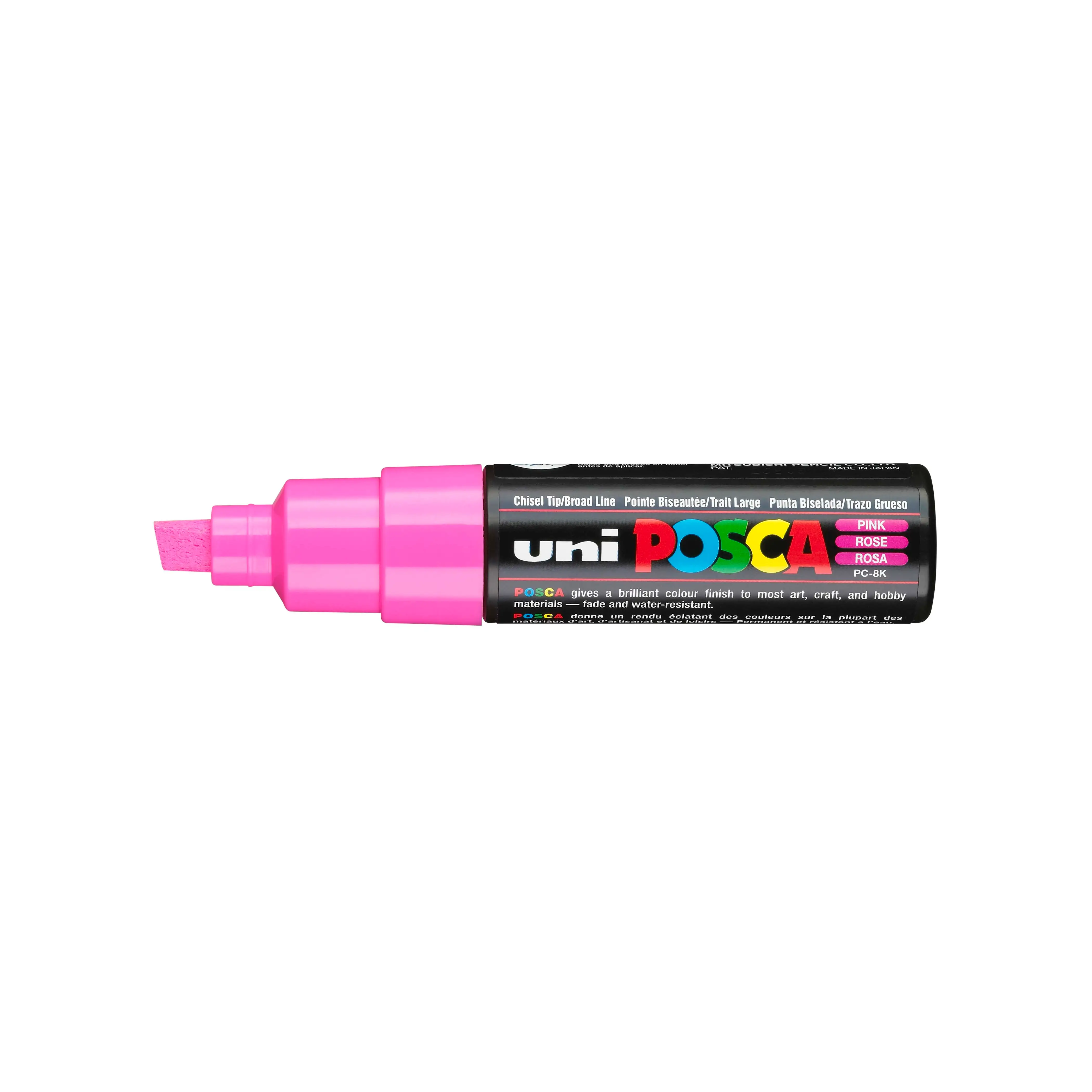 Paint marker Uni Posca PC-8K pink 8mm - 6 stk - Køb billigt på Grafical.dk