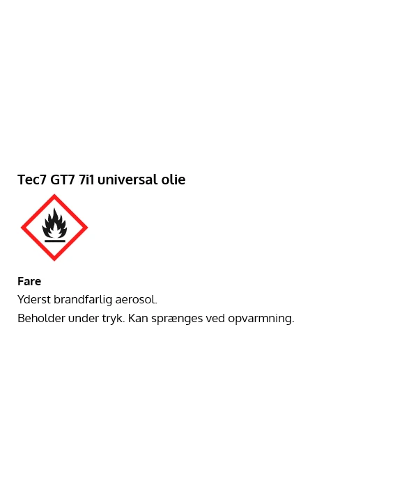 Tec7 GT7 7i1 universal olie 600 ml