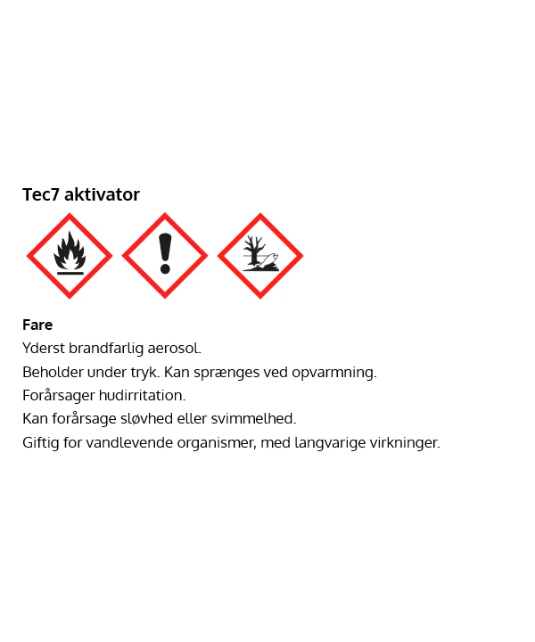 Tec7 superlim 50 ml og aktivator 200 ml