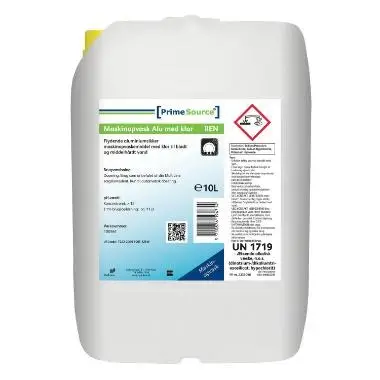 Maskinopvask - Flydende - Prime Source Ren Alu - Med Klor - 12,6kg ...