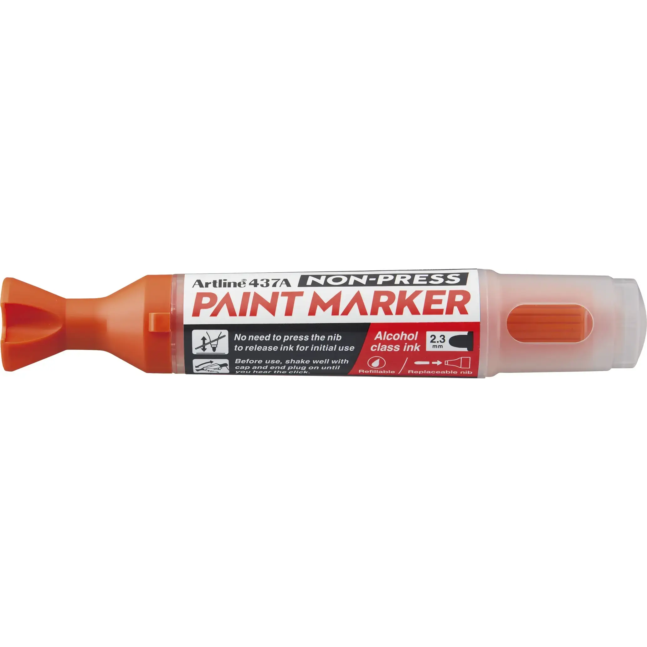 Artline Non-press paint marker 437A Orange - Køb billigt på Grafical.dk