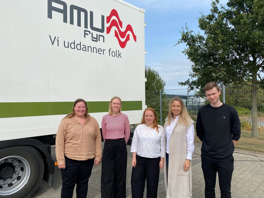 Studerende fra Syddansk Universitet i praktik på AMU-Fyn