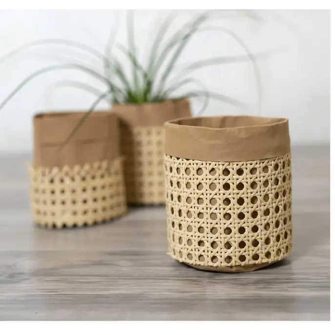 Rørflet - Fransk flet - Rattan - B: 40 cm natur grov - 50cm - Køb ...