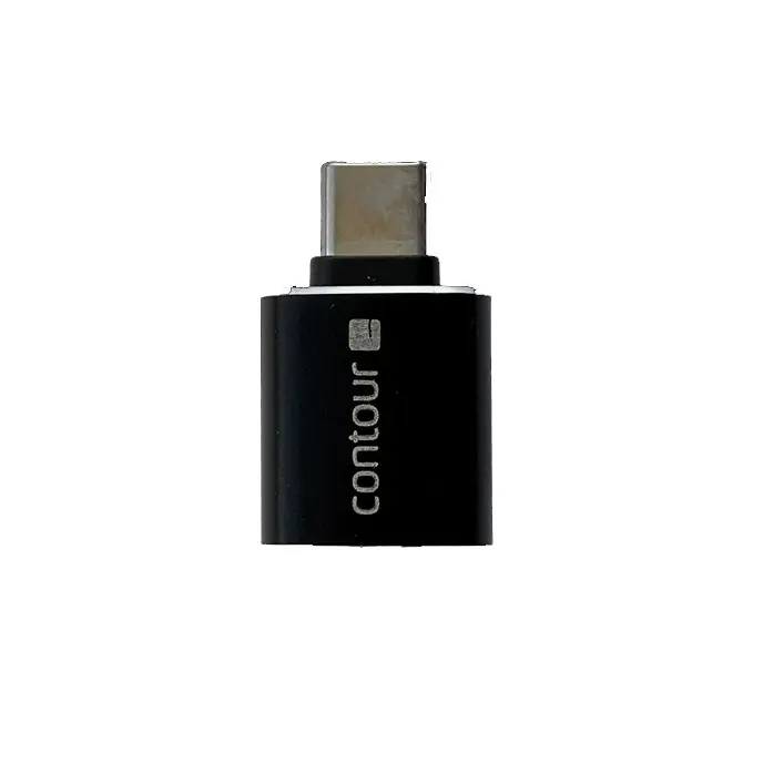 Contour USB-A to USB-C adapter, Black - Køb billigt på Grafical.dk