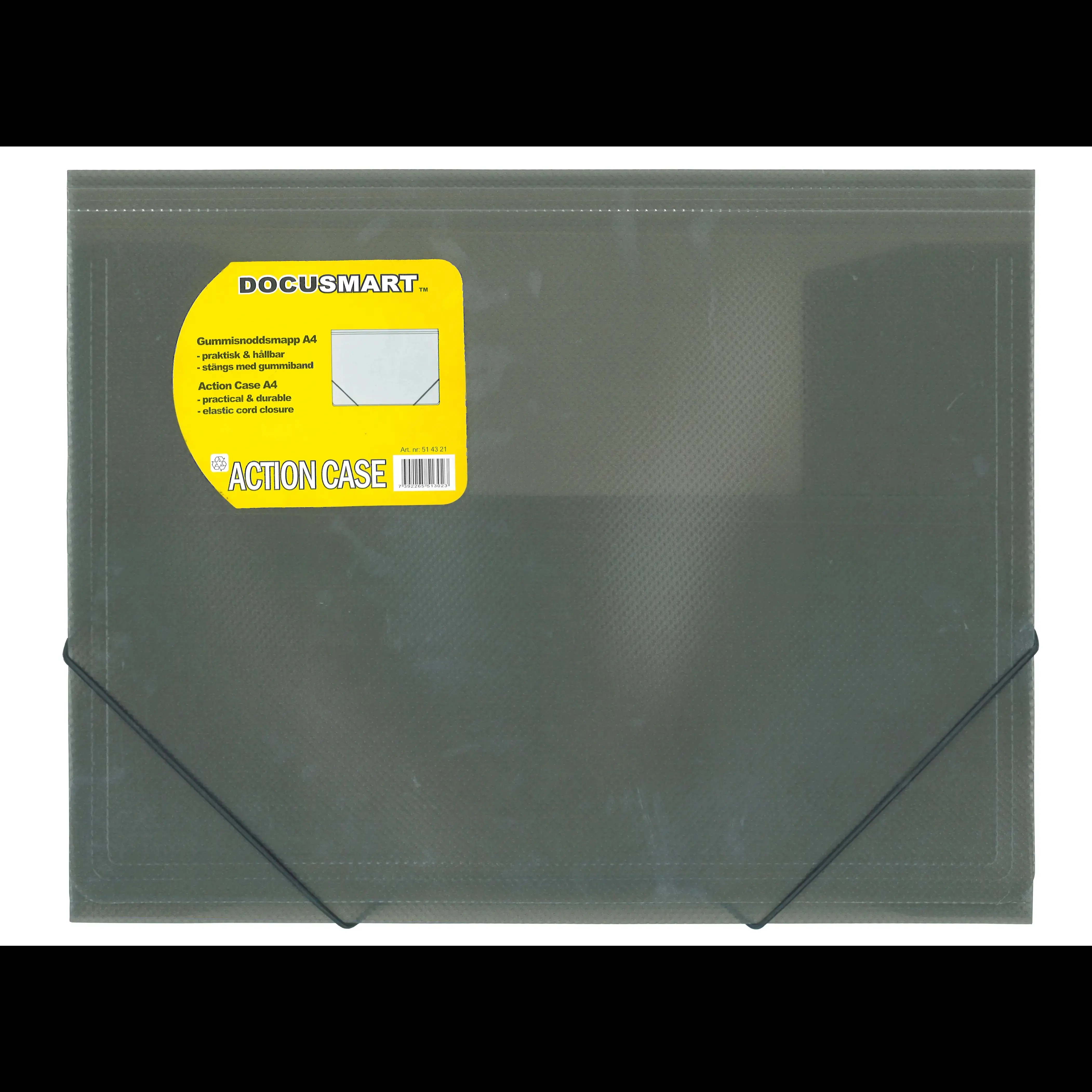 Plastmappe - BNT Docusmart - A4 - Smoke - 3 klapper - Køb billigt på ...