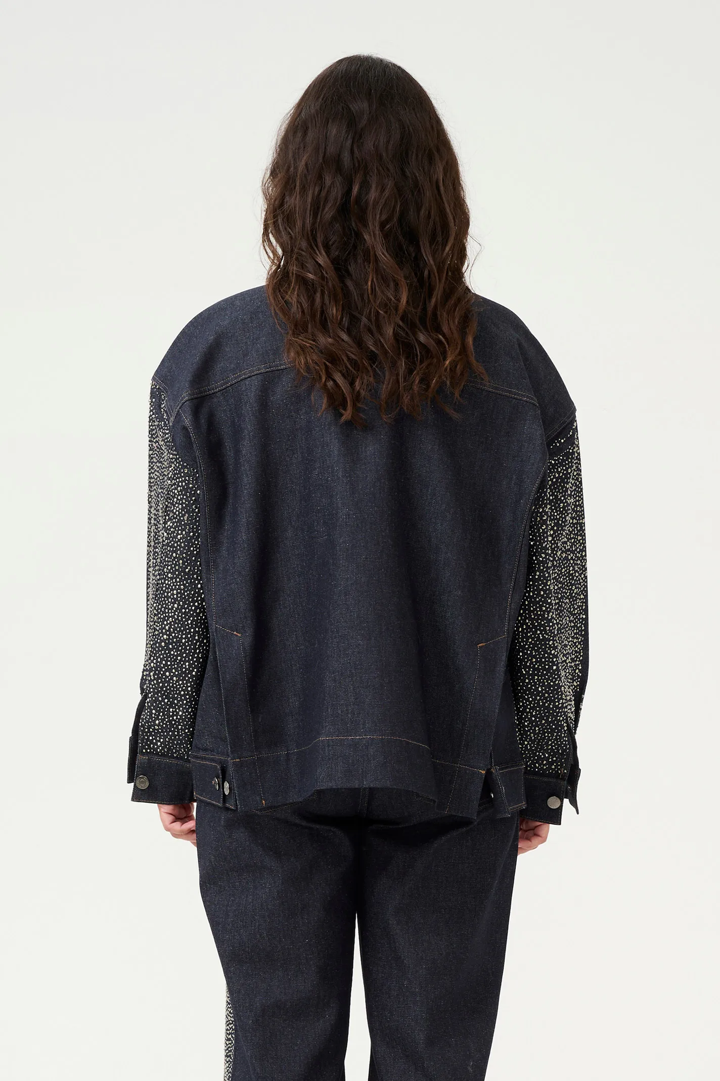 10910072 JAKKER Dark blue Unwashed fra GESTUZ.