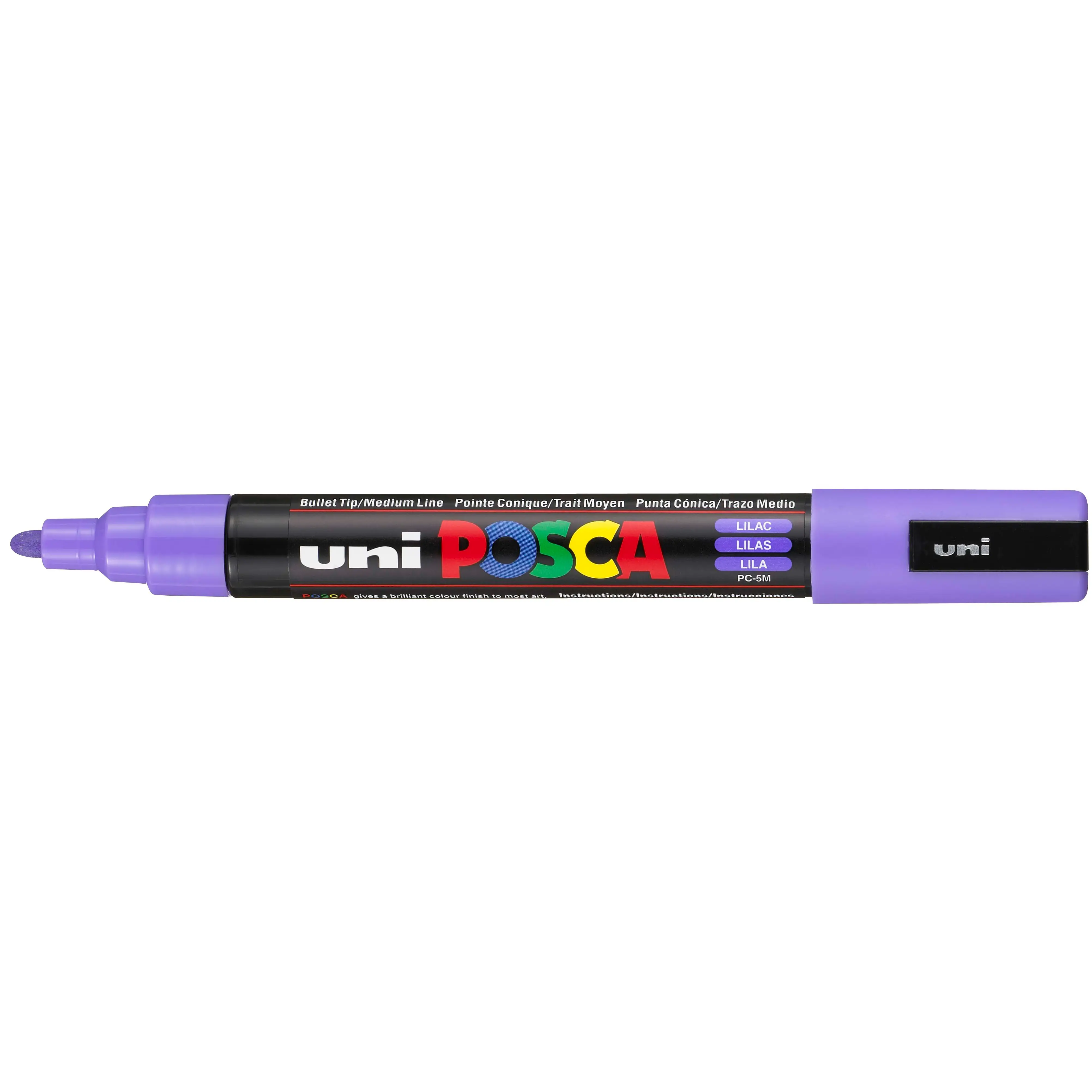 Paint marker Uni Posca PC-5M lilac 1,8-2,5mm - 6 stk - Køb billigt på ...