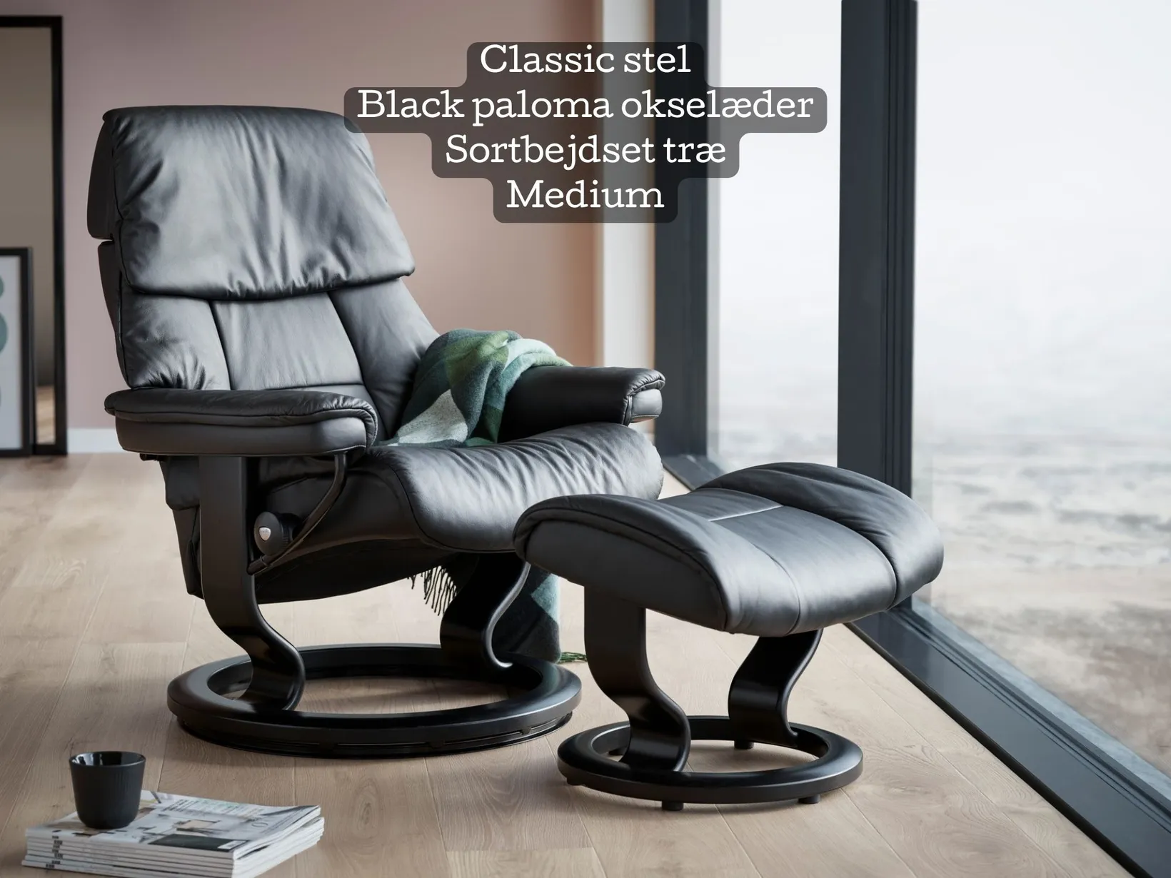 Nu på TILBUD - Stressless® Ruby lænestol + skammel - bolighuset.dk