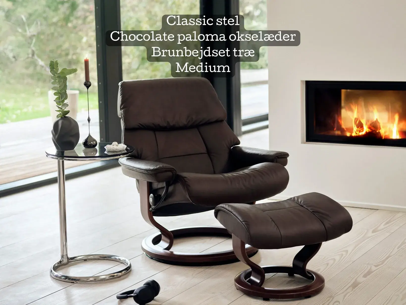 Nu på TILBUD - Stressless® Ruby lænestol + skammel - bolighuset.dk