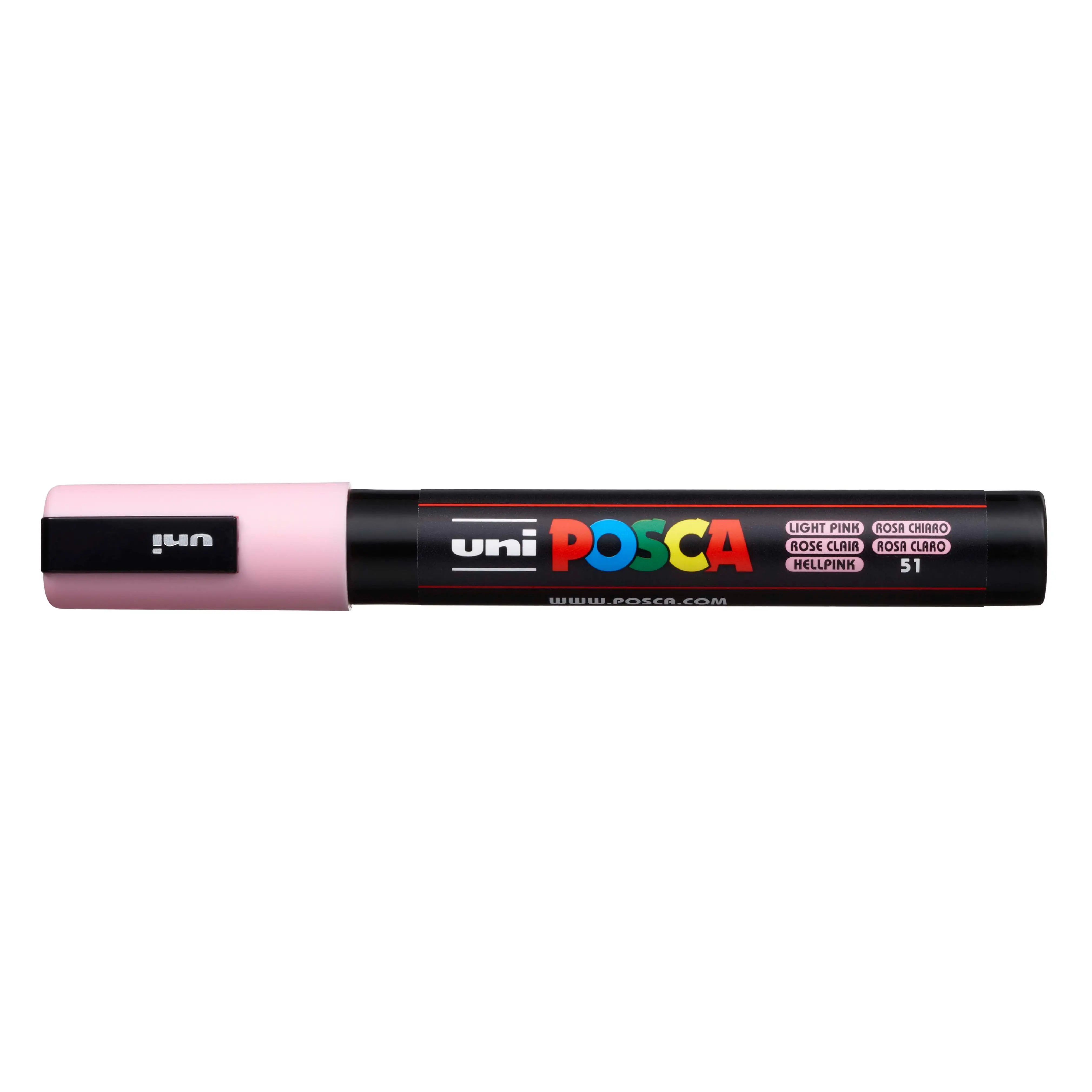 Paint marker Uni Posca PC-5M light pink 1,8-2,5mm - 6 stk - Køb billigt ...