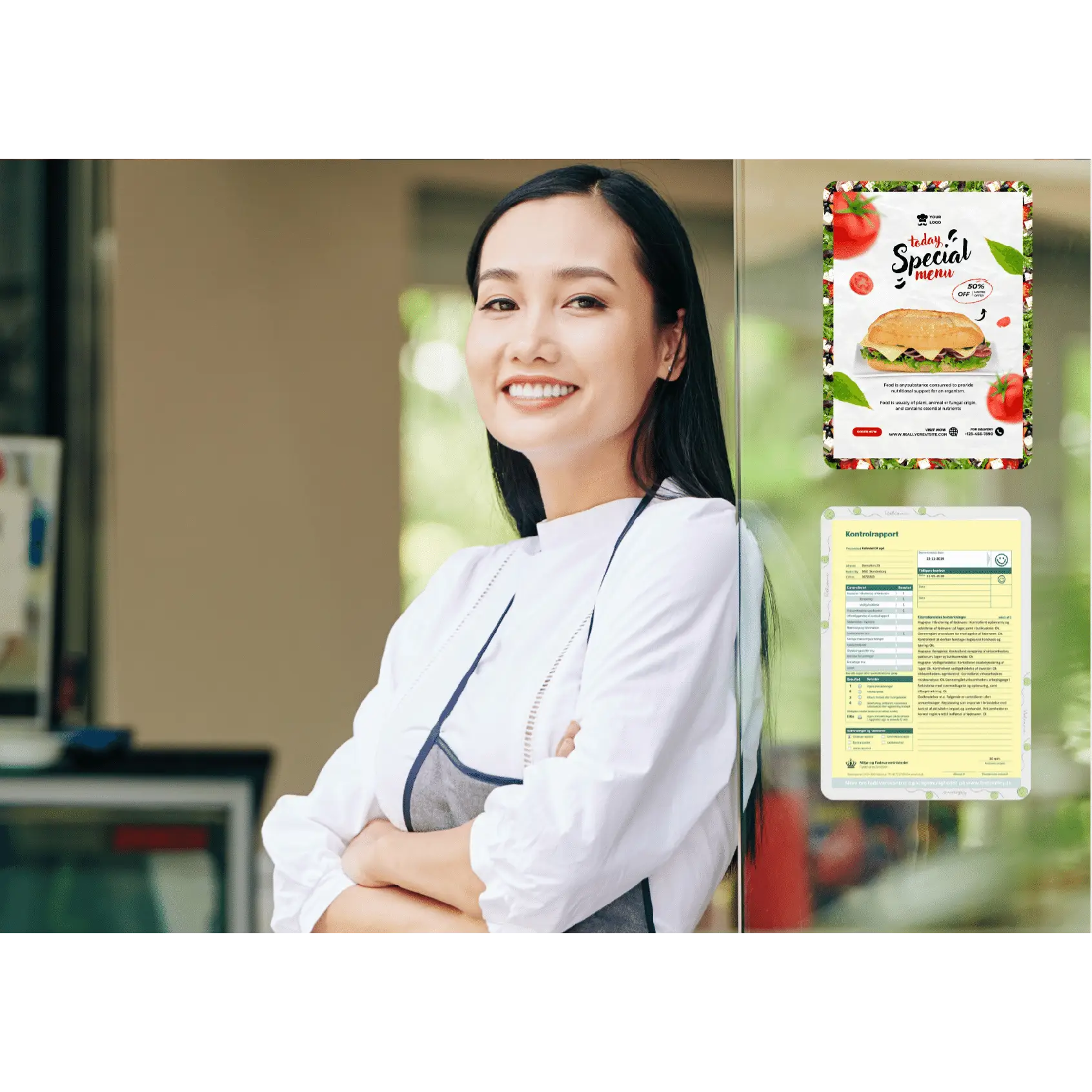 Skifteramme Securit A4 Smiley - Køb billigt på Grafical.dk