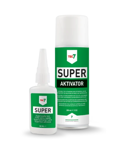 Tec7 superlim 50 ml og aktivator 200 ml