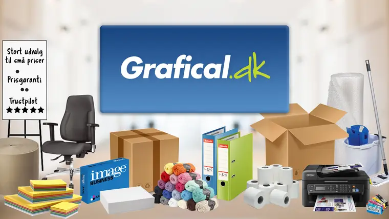 Graficial - Kontorforsyning og hobbyartikler