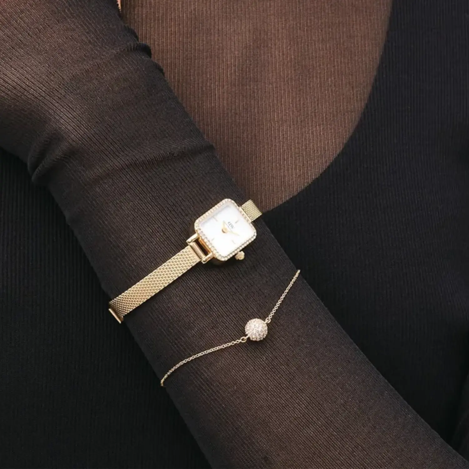 Daniel Wellington Quadro Mini Lumine Evergold DW00100730