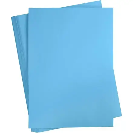 Karton, A2 420x600 mm, 180 g, klar blå, 100ark - Køb billigt på Grafical.dk