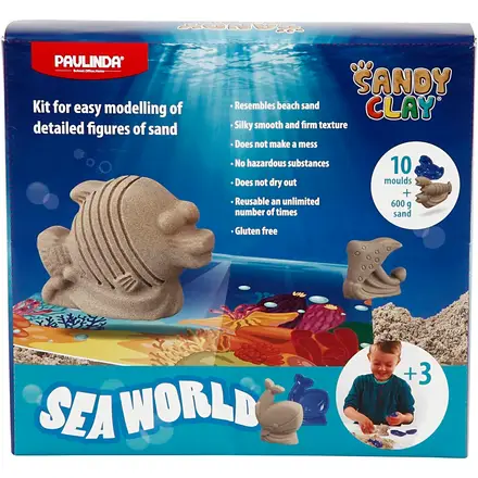 Sandy Clay - Modellering og formning med sand - Super sjovt og enkelt