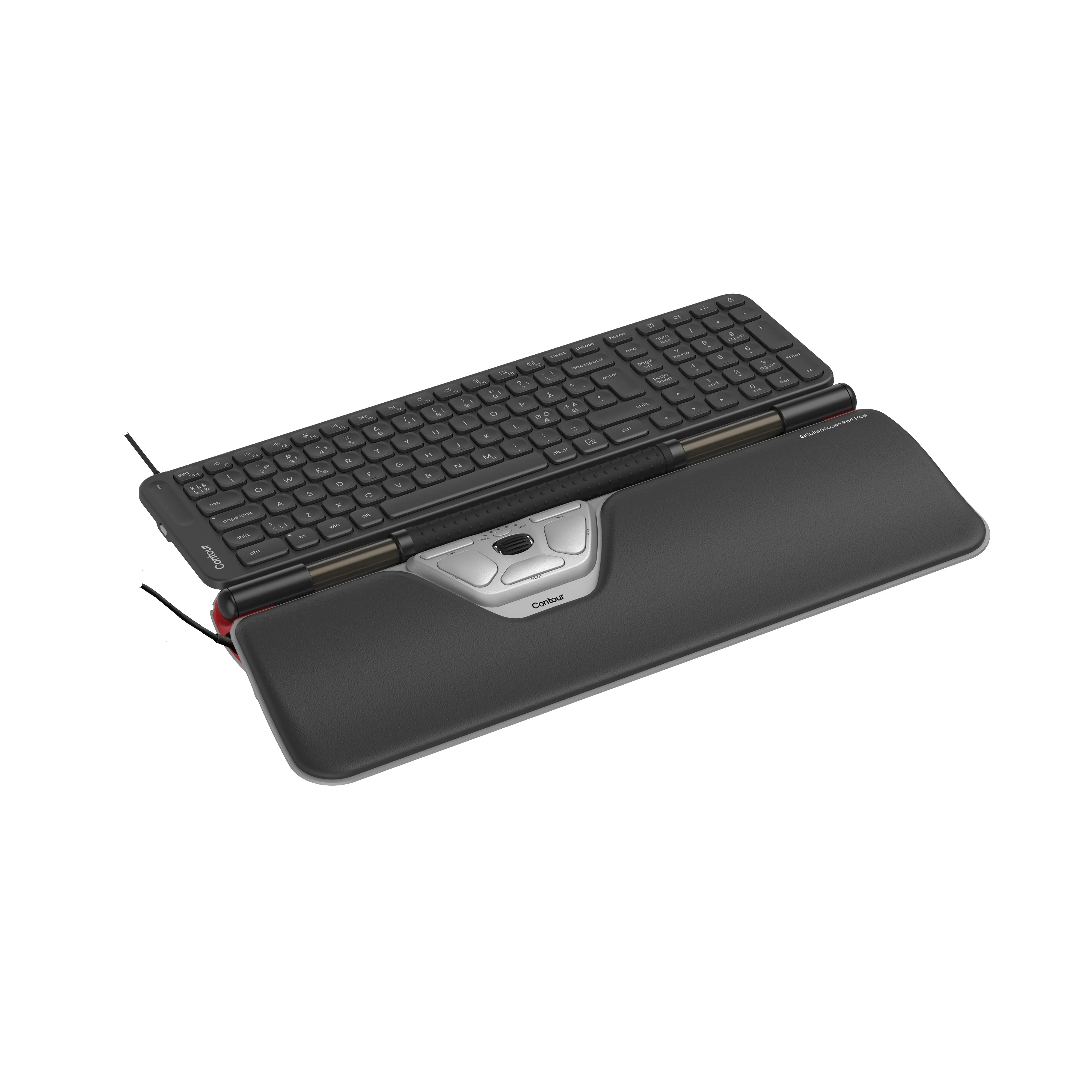 Tastatur og Rollermouse, Contour, RollerMouse Red Plus + Balance ...