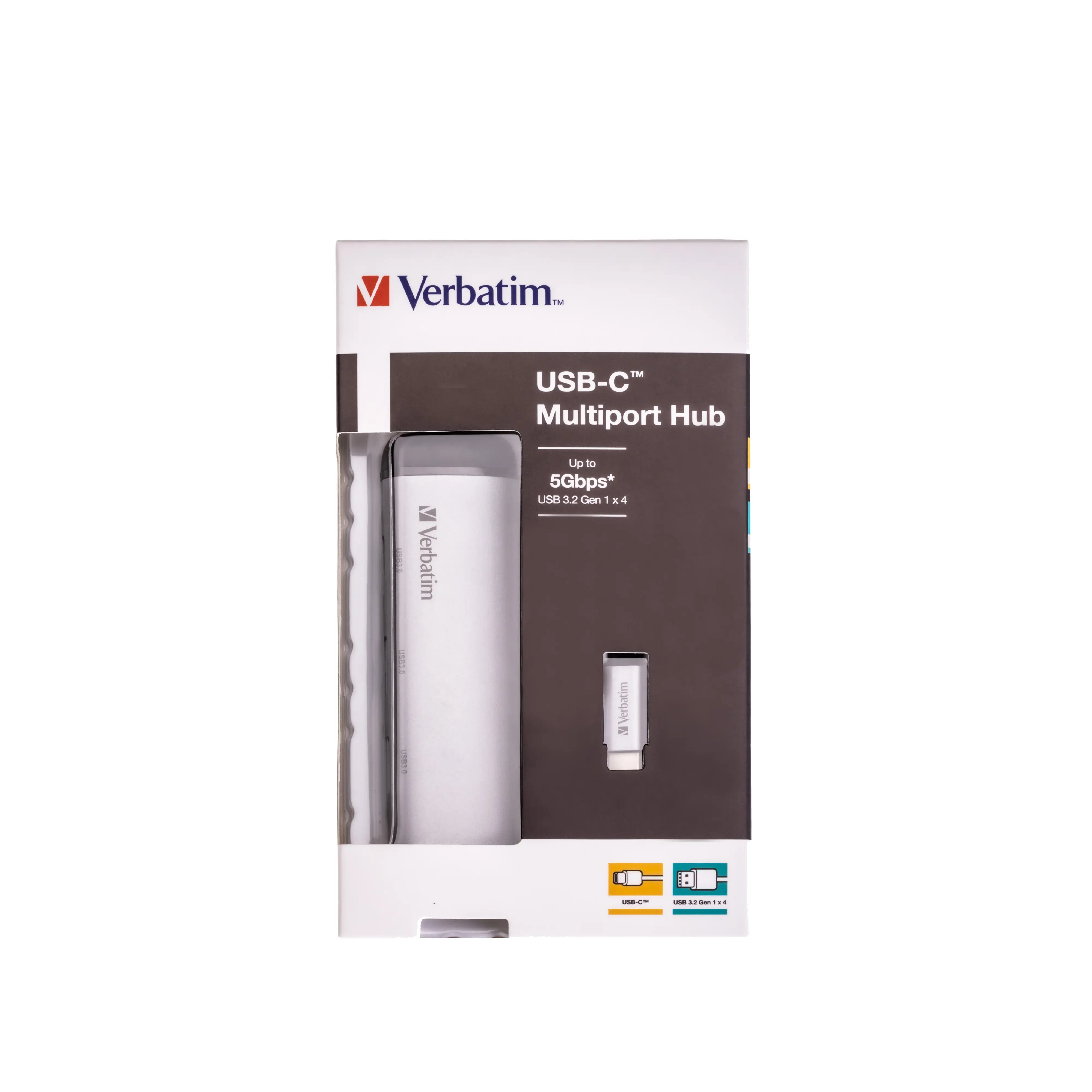 Verbatim, USB-C Multiport Hub, 4-Port USB 3.2 Gen 1 - Sort - Køb ...