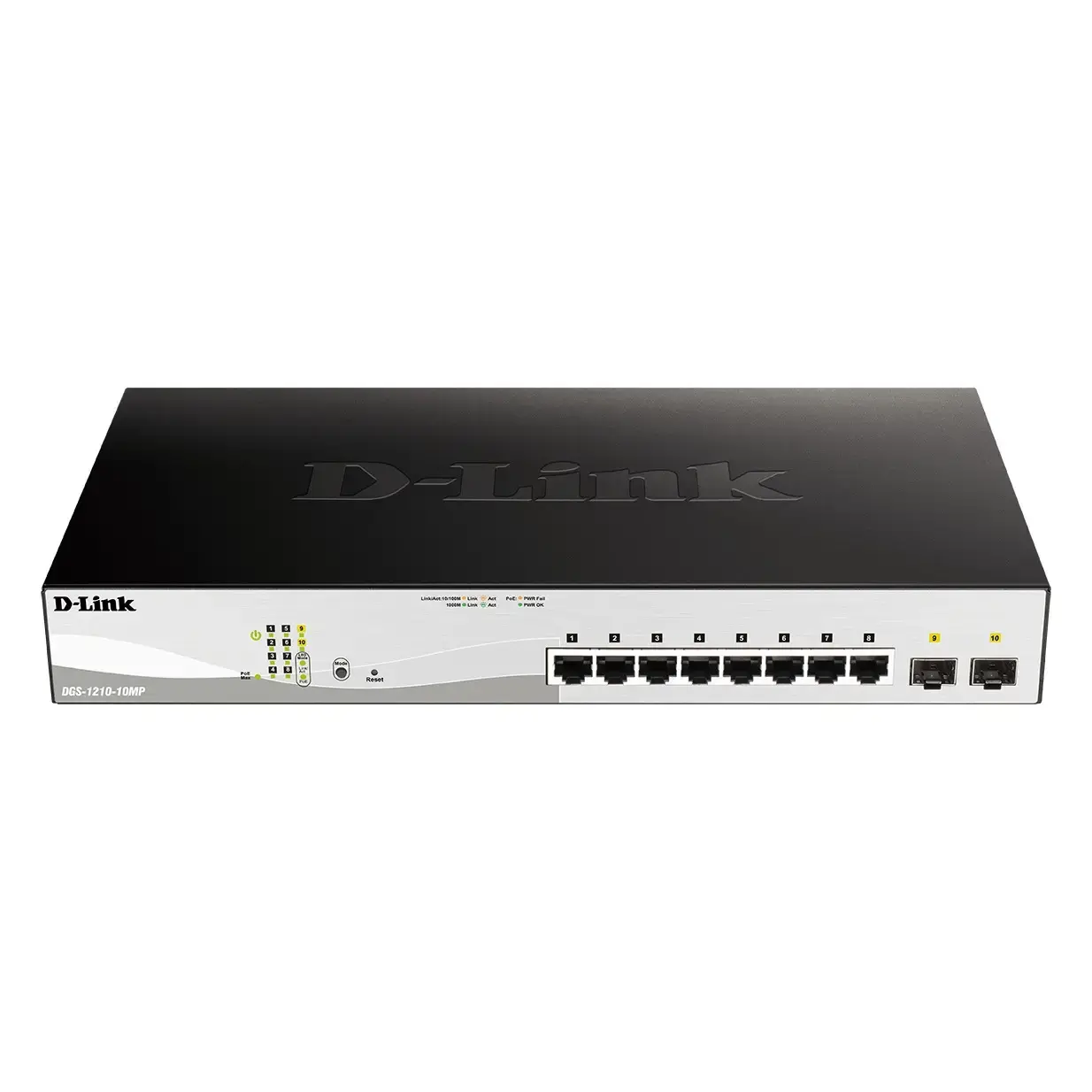 Switch - D-Link - 10-Port Gigabit PoE+ - Smart Switch - 2 SFP Ports POE ...