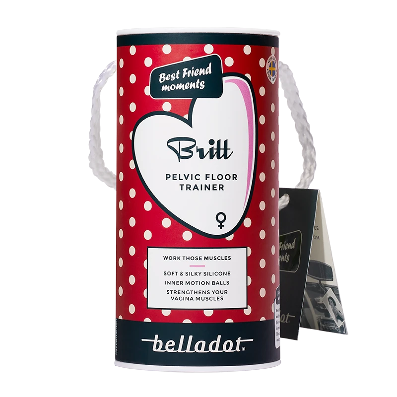 Belladot Britt Duoballs (knibekugler) til træning og nydelse. Køb diskret.