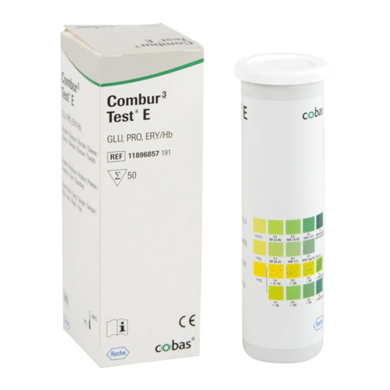 Combur 3 test E urinstrimler, 50 stk. køb på mitliv.dk