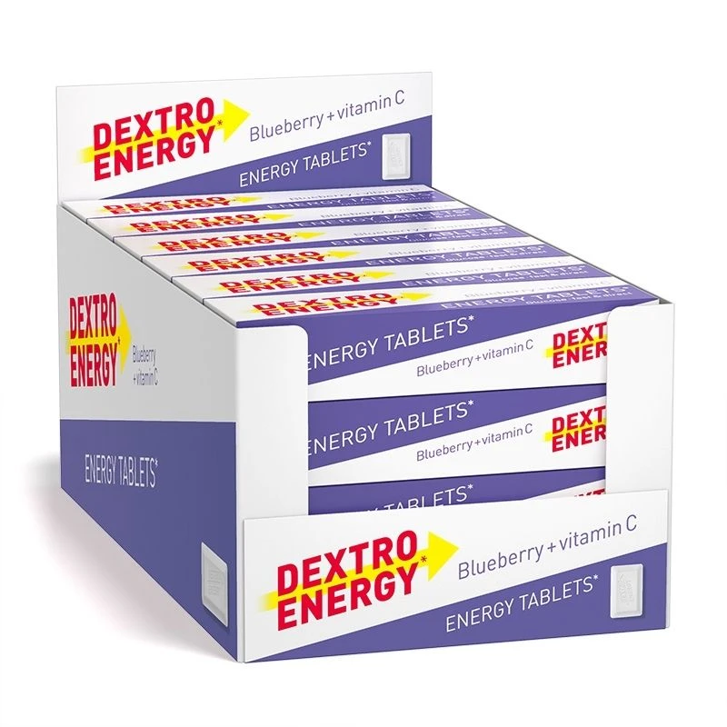 Dextro Energy Blåbær druesukker, 24 pk. | mitliv.dk