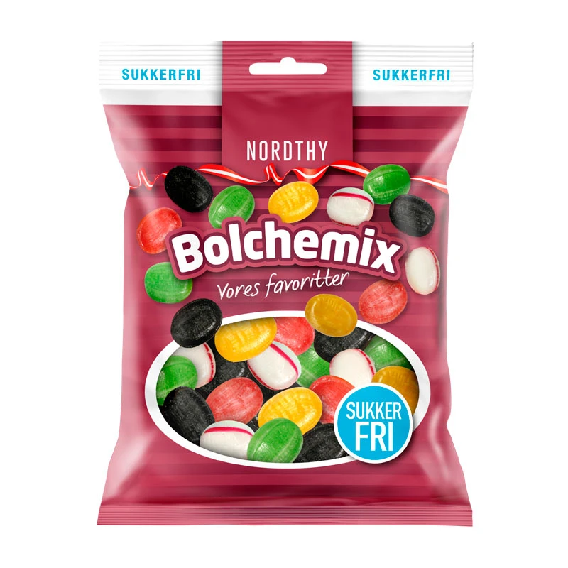 Nordthy sukkerfri Bolchemix, 75 g | Sukkerfrie bolcher - mitliv.dk