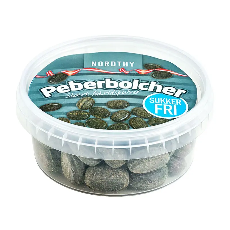 Nordthy Peberbolcher | Sukkerfri | 180g | Køb på mitliv.dk