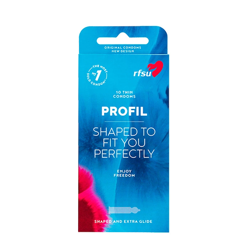 RFSU Profil kondomer, 10 stk. | Tynde kondomer med god pasform | Køb på mitliv.dk