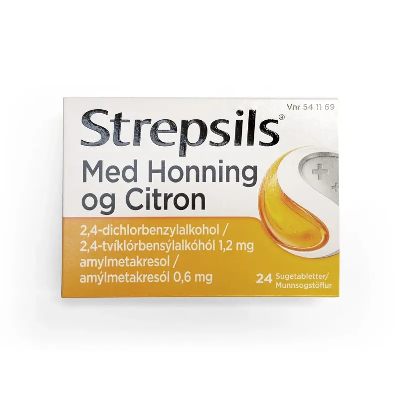Strepsils m. honning/citron sugetabletter - Til ondt i halsen - Køb online