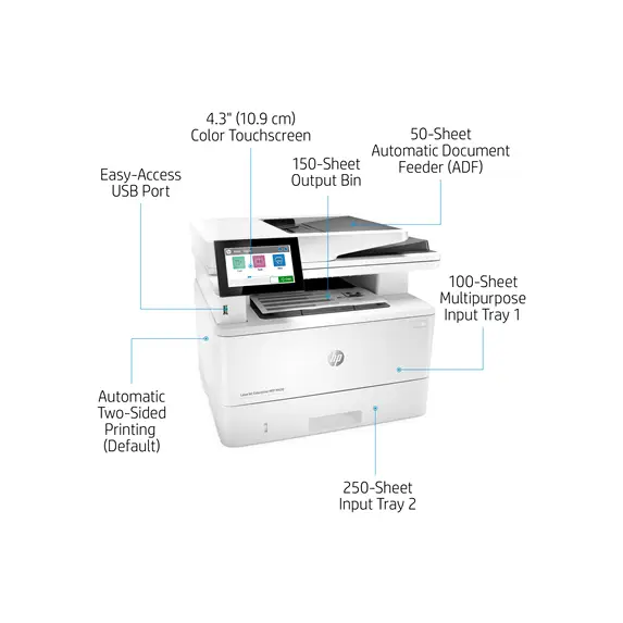 HP LaserJet Enterprise MFP M430f printer - Køb billigt på Grafical.dk