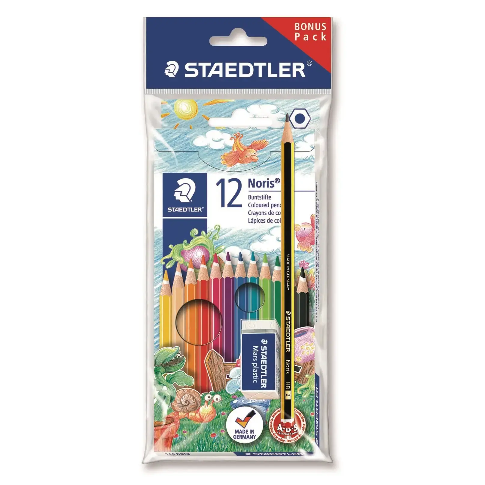 Farveblyanter Staedtler Noris value pack assorterede 14stk - Køb ...
