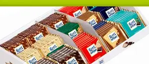 Snack levering - Stort udvalg af små chokolader til levering