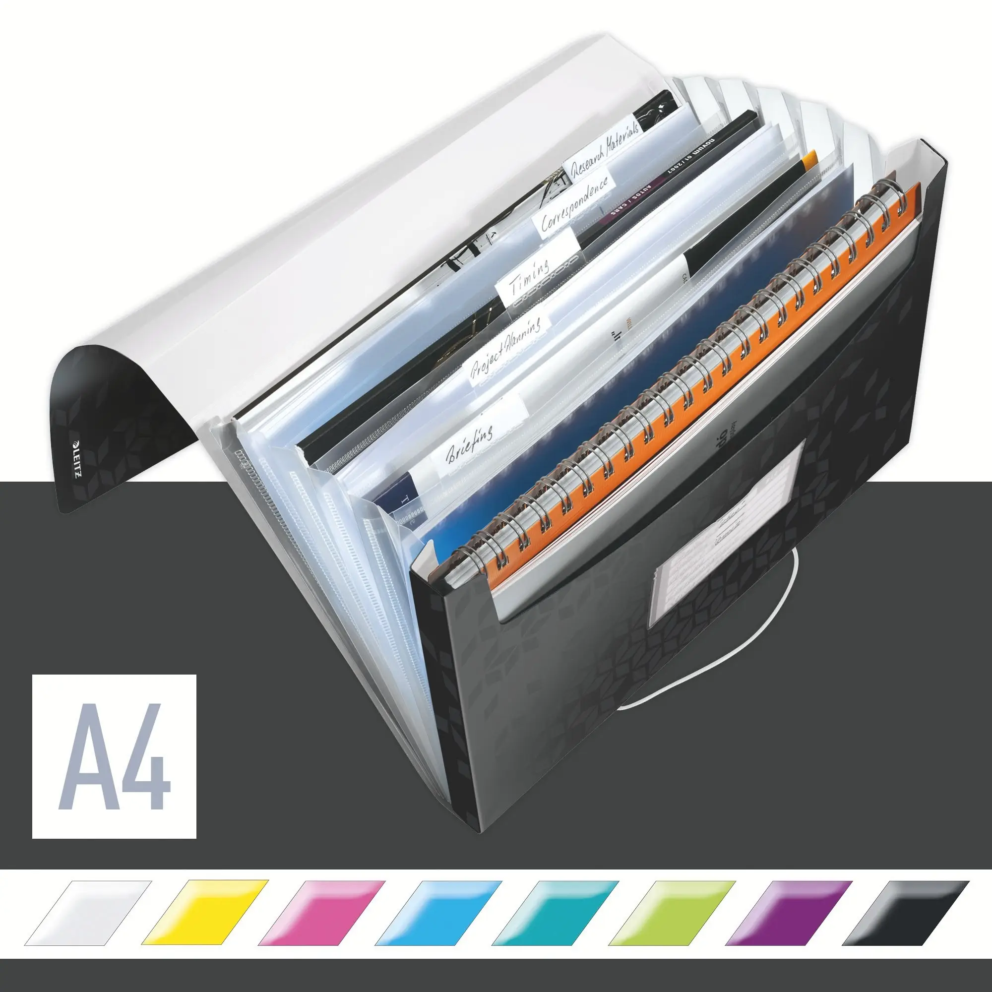 Sorteringsmappe Leitz WOW PP sort - Køb billigt på Grafical.dk