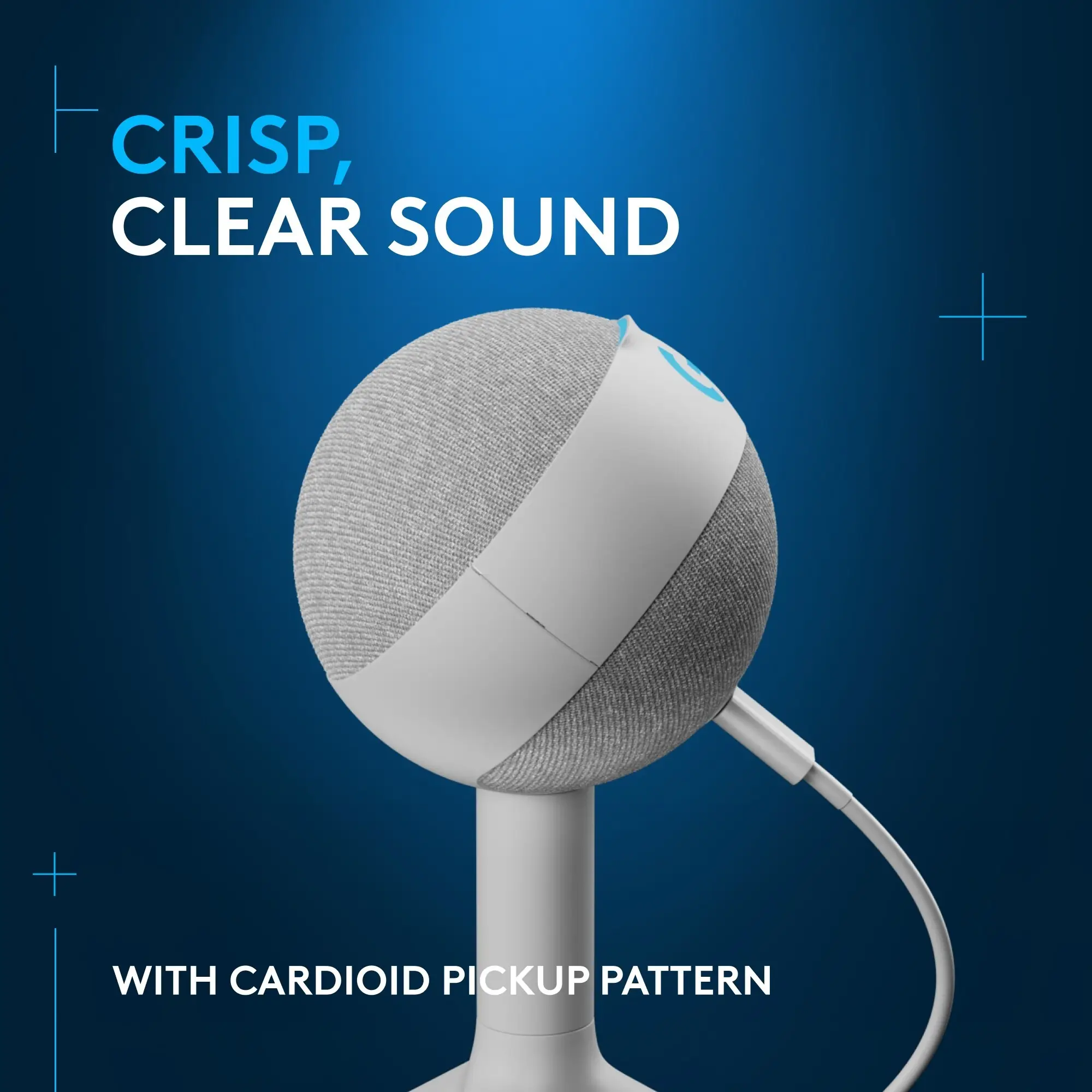 Mikrofon Logitech Yeti Orb RGB Gaming Mic with LIGHTSYNC, Off-white ...