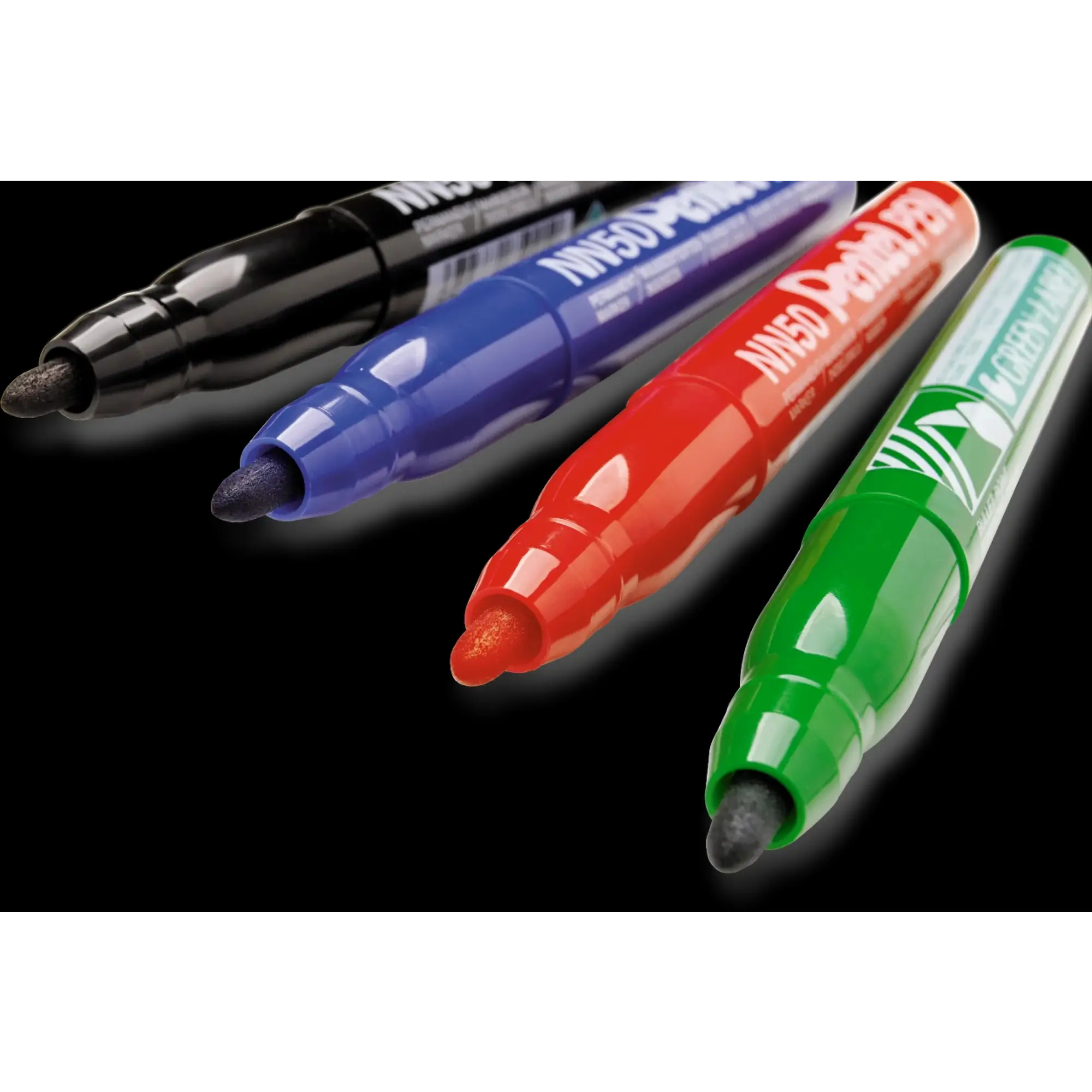 Marker Pentel NN50 sort spids 5mm recycled - 12 stk - Køb billigt på ...