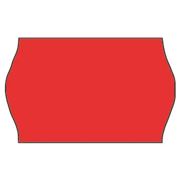 Prismærker - METO Labels 26x16 G2 - Rød - 36 ruller - Køb billigt på ...