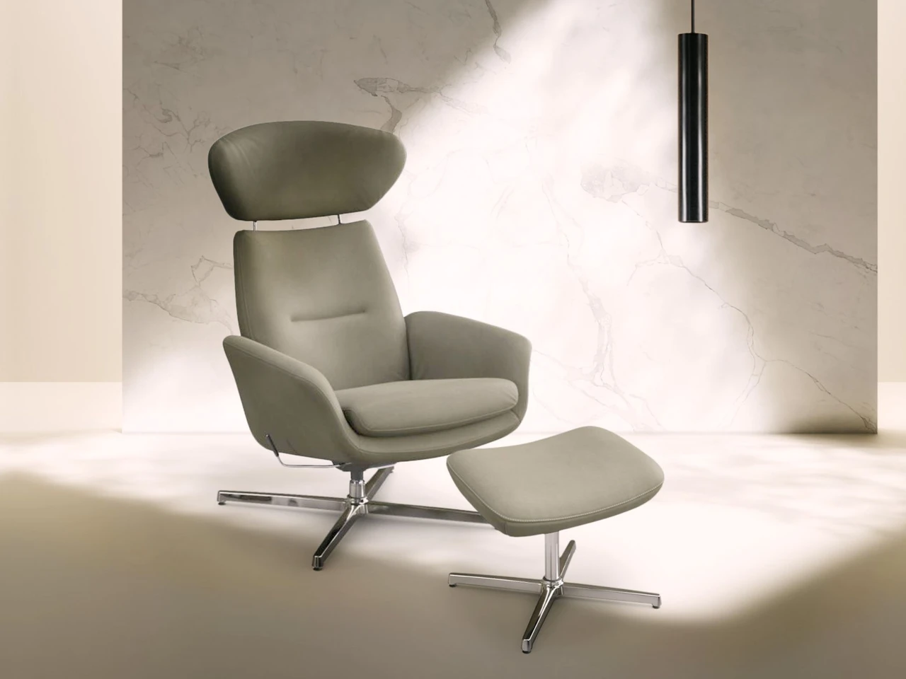 Nu på TILBUD - Kebe Aerofoil lænestol - bolighuset.dk