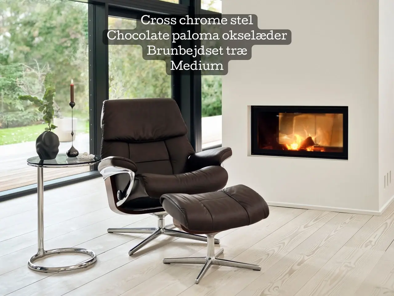 Nu på TILBUD - Stressless® Ruby lænestol + skammel - bolighuset.dk