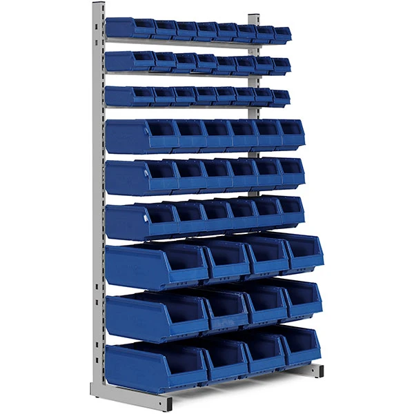 Lagerreol til smådele Nr.1 med L-fod » Køb billigt på Grafical.dk