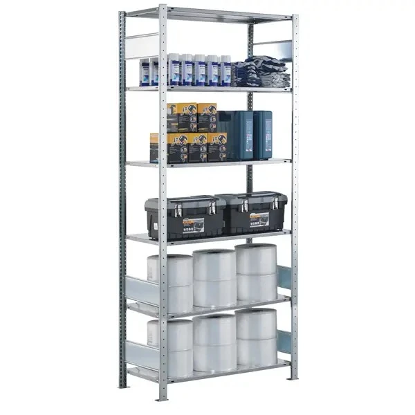 Startsektion Boltless lagerreol, bjælker 2500x1300x500 250 kg/hylde ...