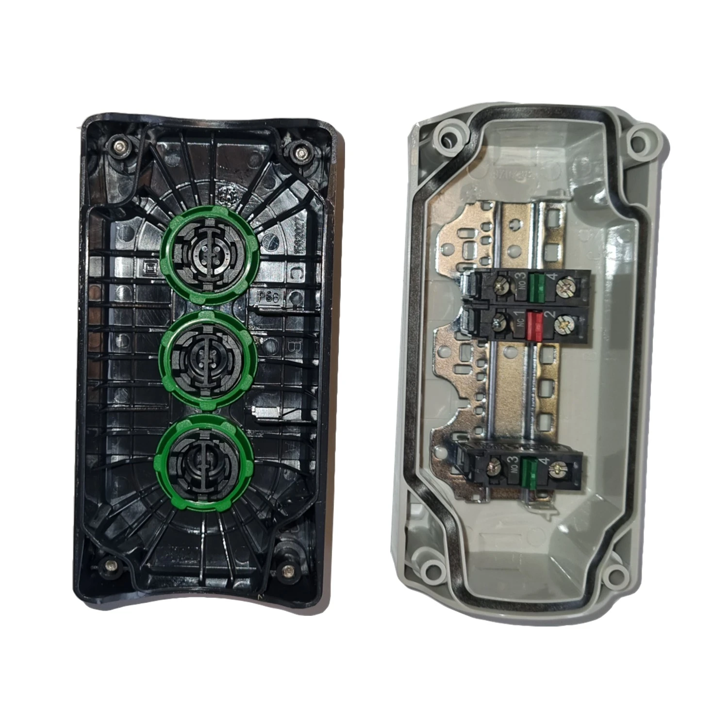Push button box