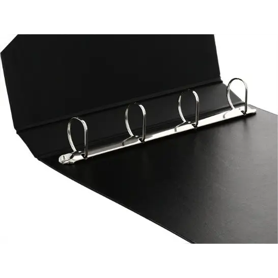 Ringbind 4 ringe A3 sort tværformat 55 mm ryg - ELBA 400000113 - Køb ...