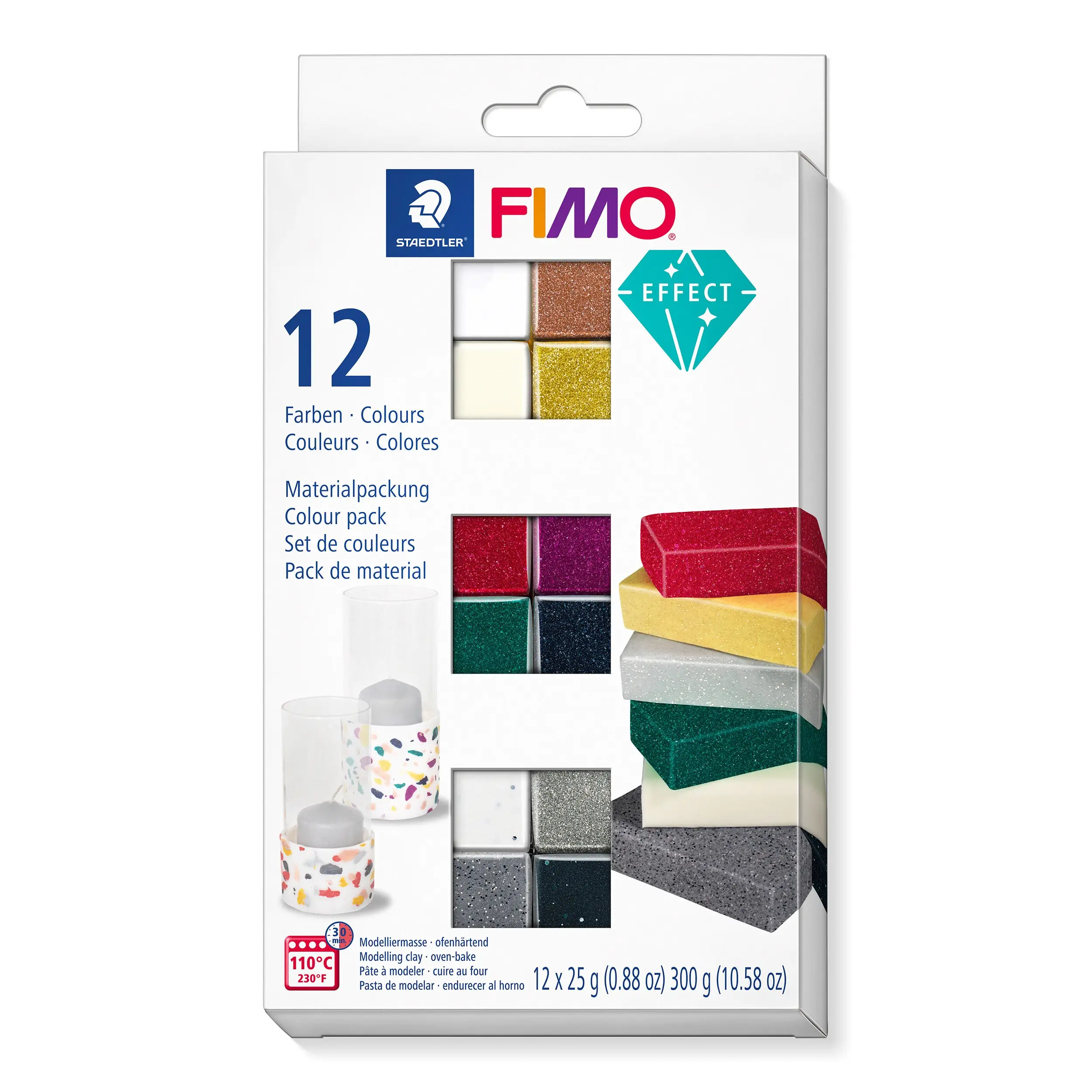 Modeller Fimo® Staedtler Soft Effect 12x25g ass (12) - Køb billigt på ...