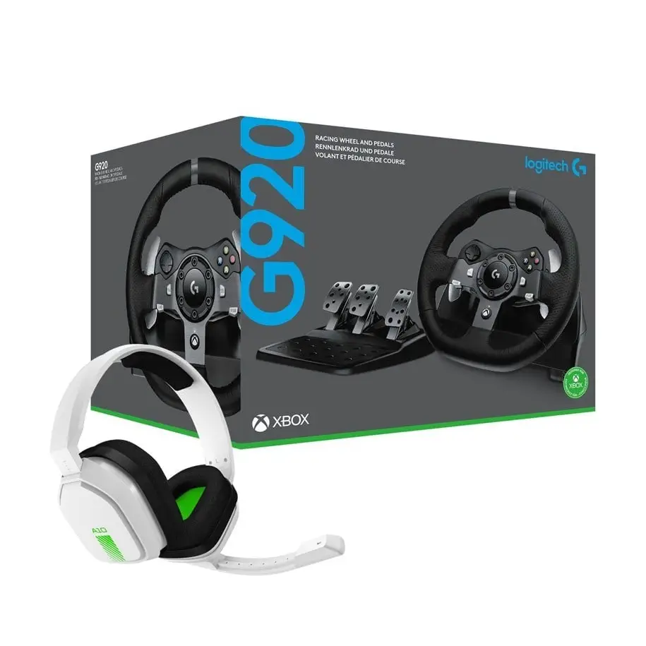 Logitech G920 Driving Force Racing Wheel - Hvid - Køb billigt på ...