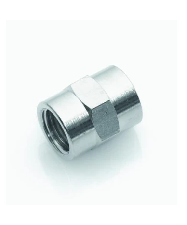 Muffe fra Flowconcept 1/2" indvendig gevind x 1/2" indvendig gevind